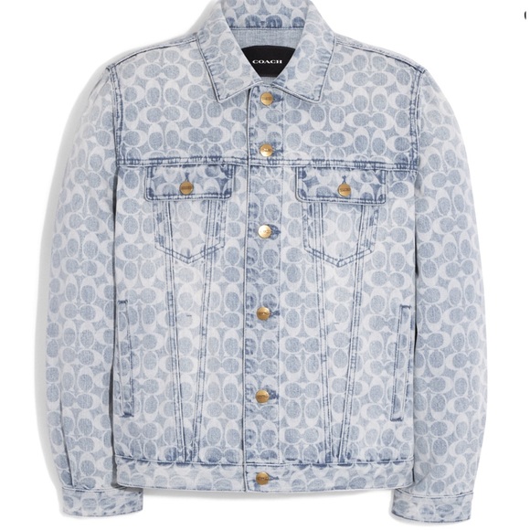 Coach | Jackets & Coats | Soldcoach Mens Signature Denim Monogram ...
